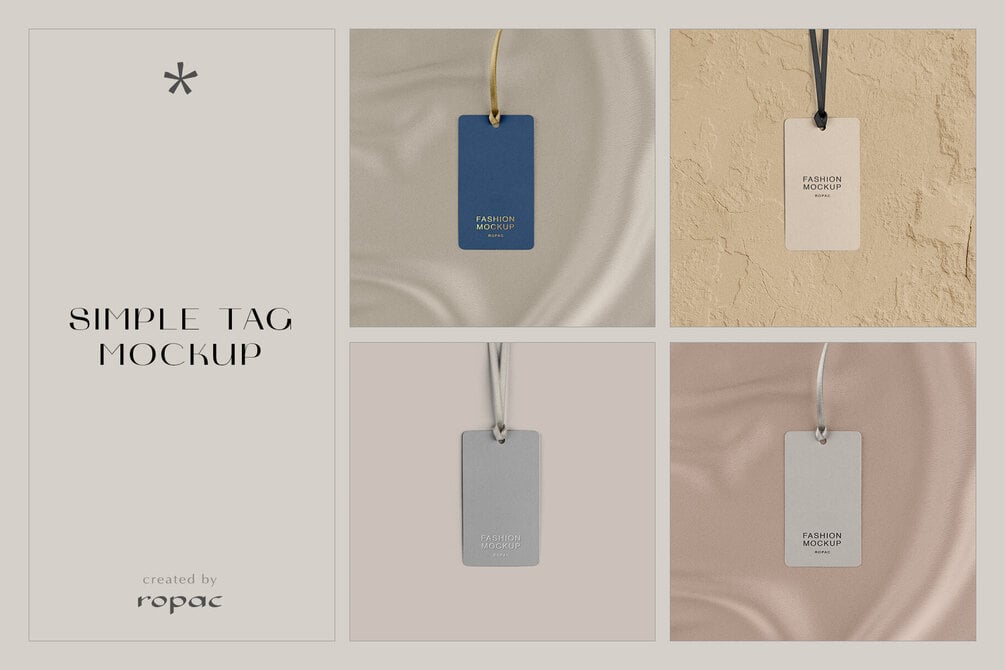 Simple Tag Mockups