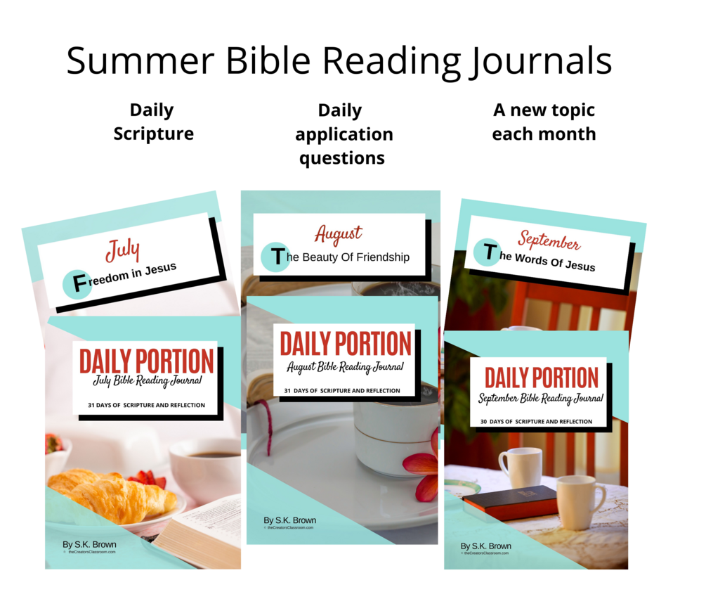 Summer Bundle - Bible Reading Journals - (3 journals for the price of 2 ...