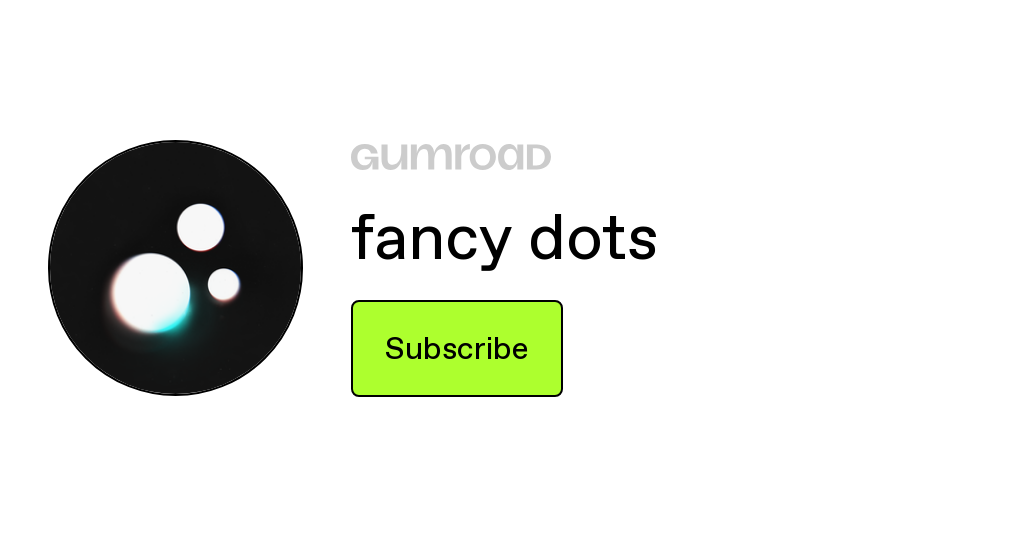 fancy dots