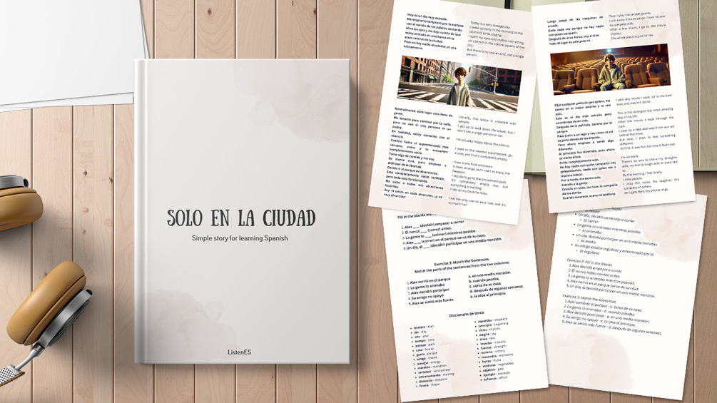 Learn Spanish with Bilingual Story (Solo en la ciudad)