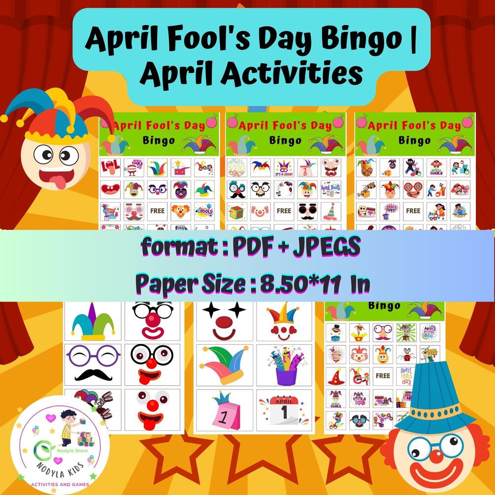 April Fool's Day Bingo | April Activities