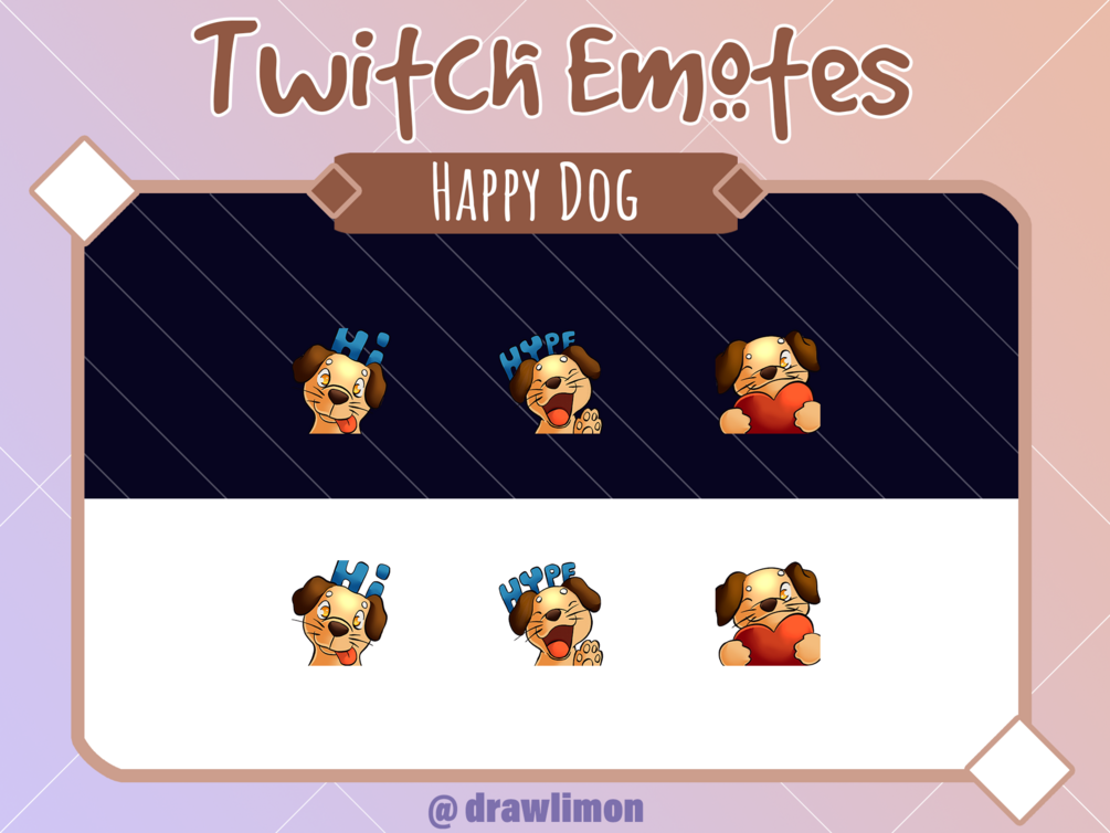 Happy Dog Emotes