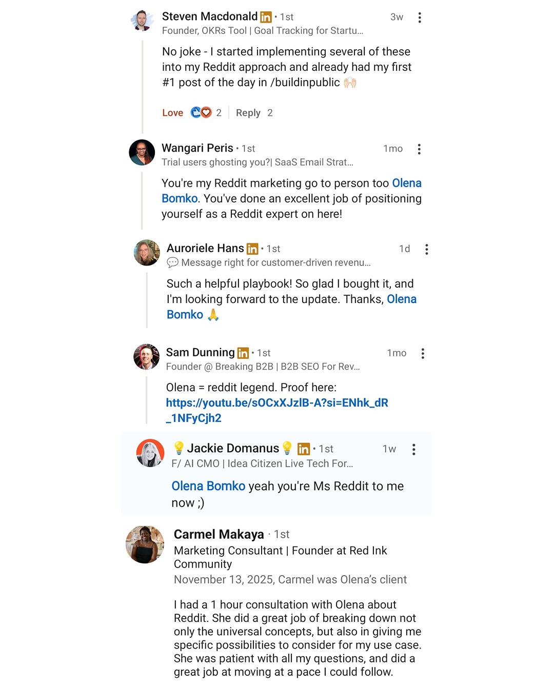 Reddit Growth Checklist