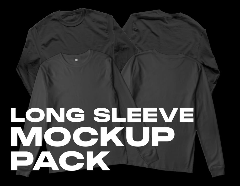 LONG SLEEVE MOCKUP PACK