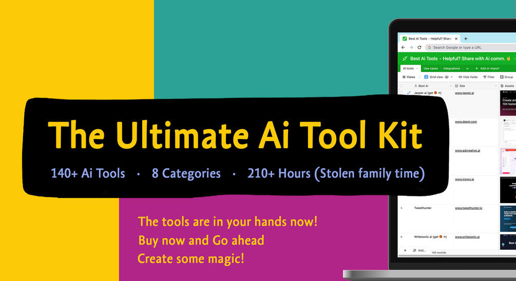 The Ultimate Ai Tool Kit: Boost your content creation (+cash flow)