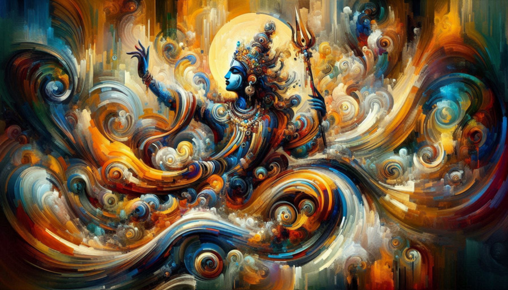 🎨 Dive into a World of Abstract Expression Images of Gods! 🌌 # ...