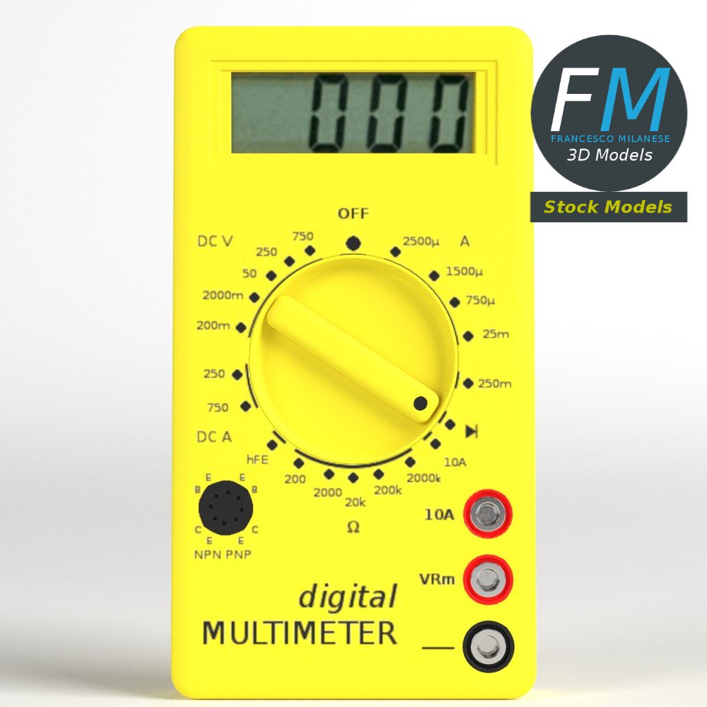 3D MODEL - Digital multimeter