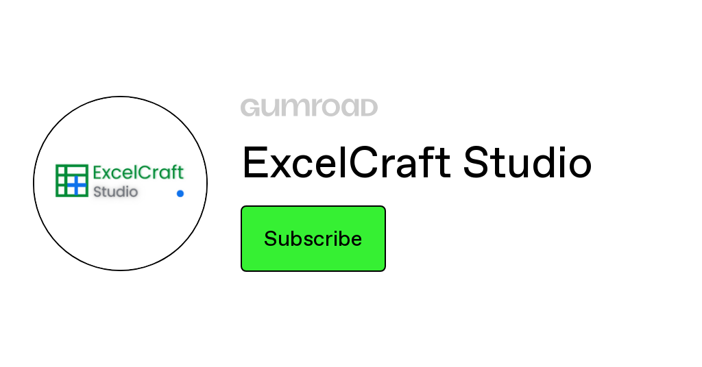 ExcelCraft Studio