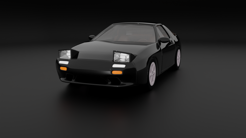 mazda rx7 fc 3d model