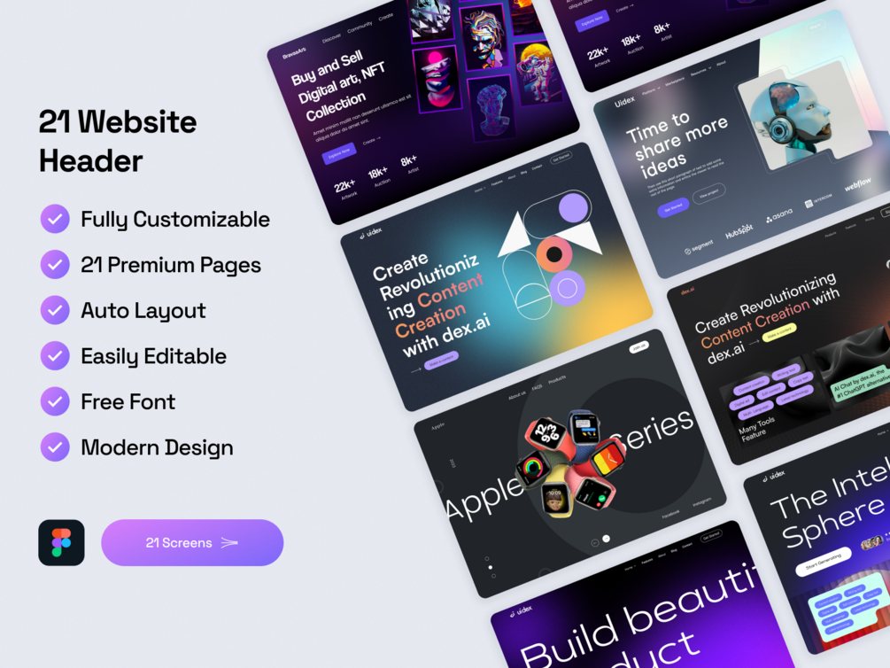 Website Header Exploration