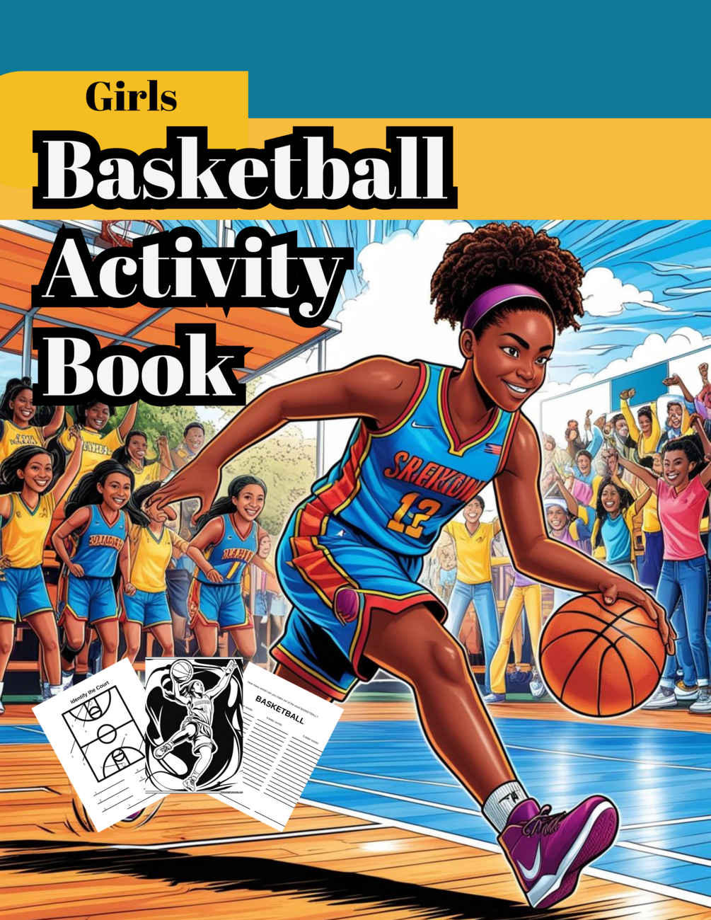 Girl's Basketball Activity Book