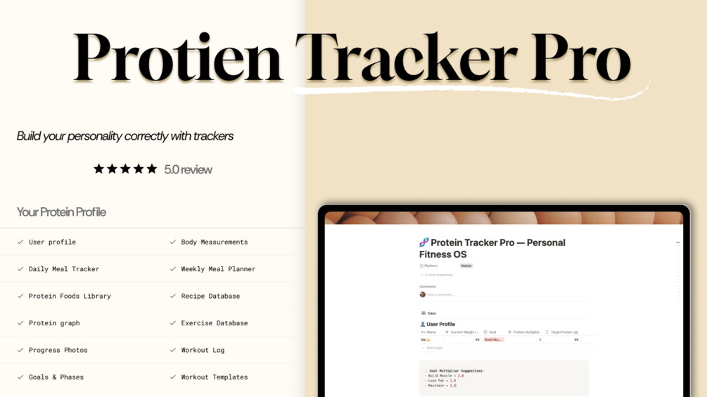 Ultimate Protein tracker Pro