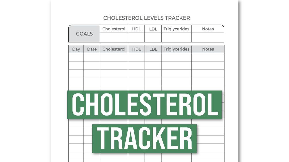 Cholesterol Levels Tracker Interior - 110 Pages