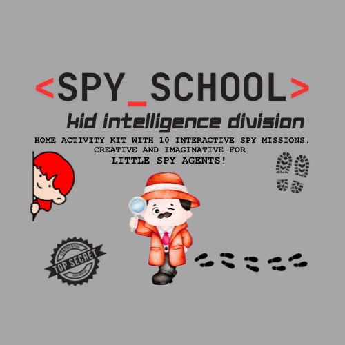 Kids Spy School Activity Kit With Printable Missions And Fun Spy Challenges