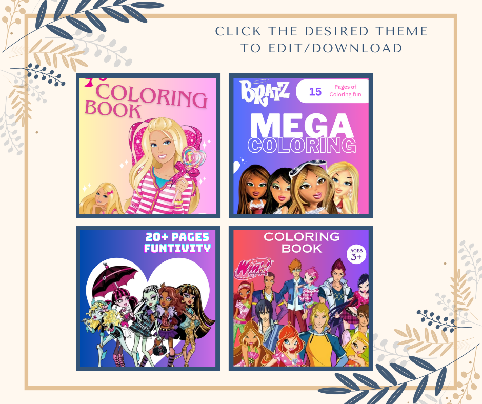 Coloring Book Bundle V1