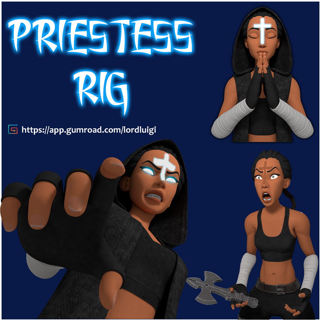 Priestess Rig for Maya - updated! - Lord Luigi
