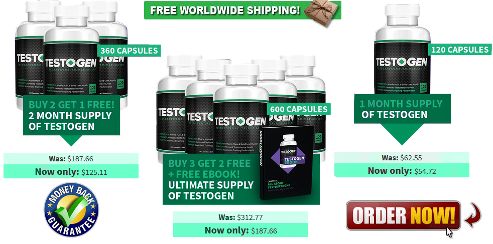 Testogen Reviews – A Natural Testosterone Booster For Men