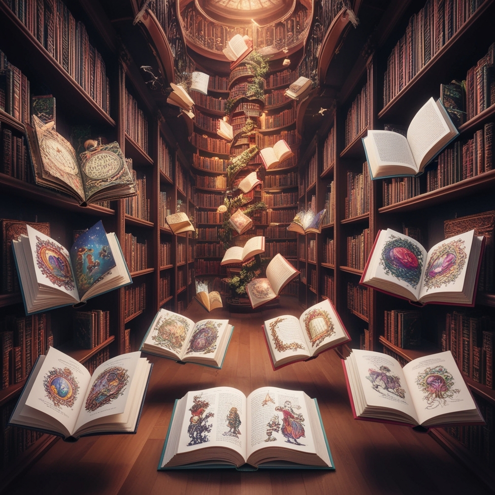 Mesmerizing Abstract Illustrations of Books – A Journey of Imagination ...
