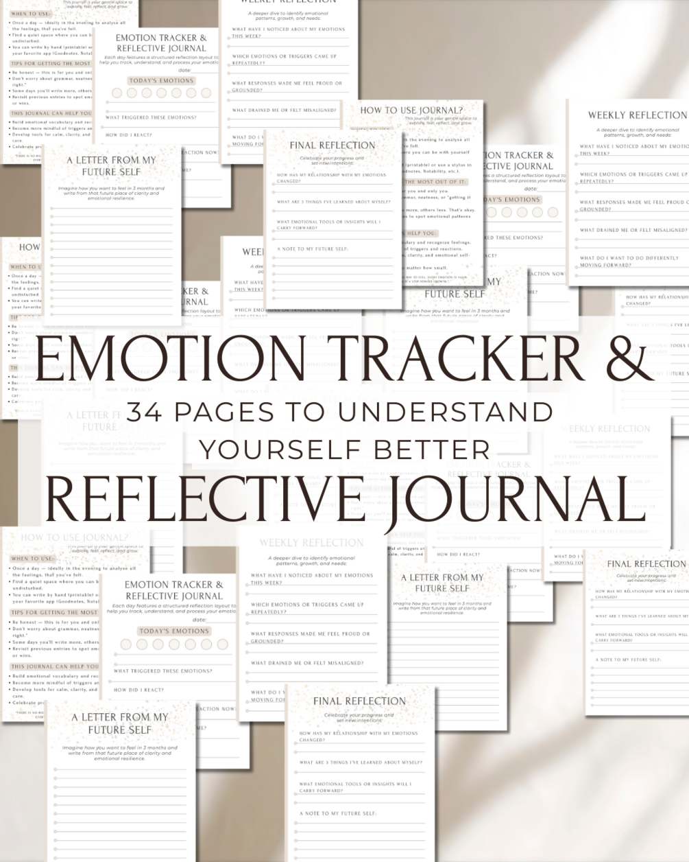 Emotional Tracker & Reflective Journal – Understand Your Emotions ...