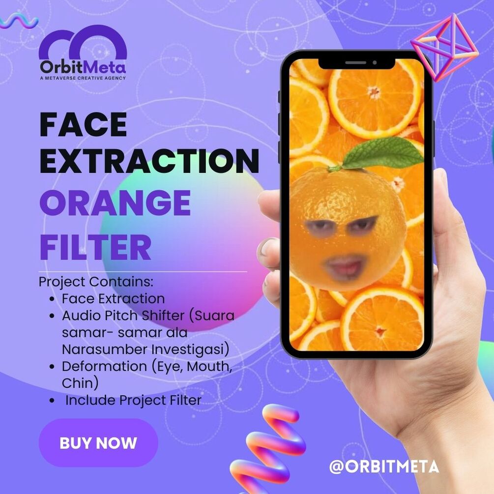Face Extraction Orange Filter | Spark AR | Instagram Filters ...