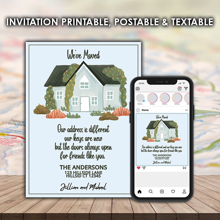 We've Moved Announcement and Social Media Post Template -Editable in ...