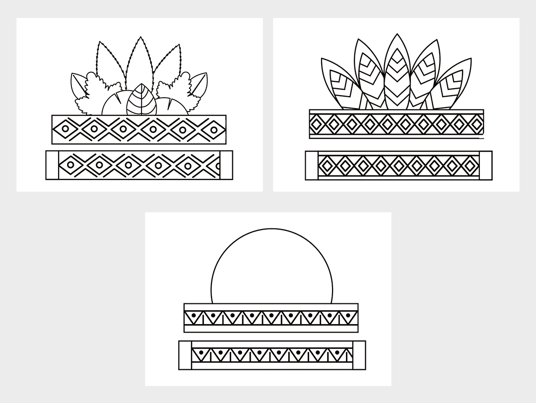 Fall Leaf Hat Craft with Fall Leaves - Printable PDF