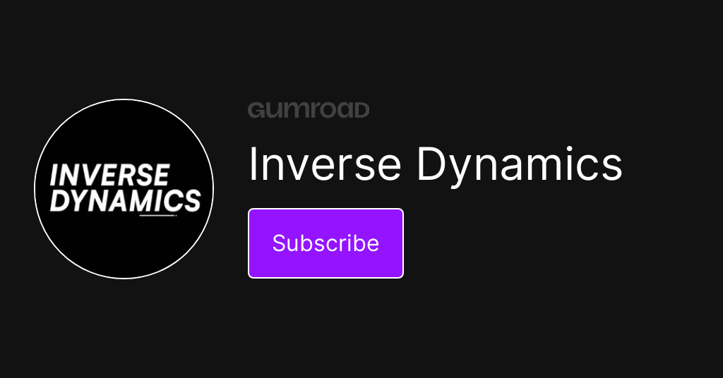 Inverse Dynamics