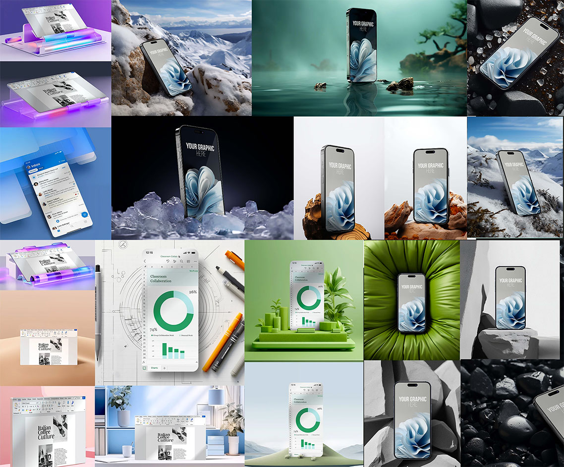 21 mockup collection for UI/UX Designer - GIMME5