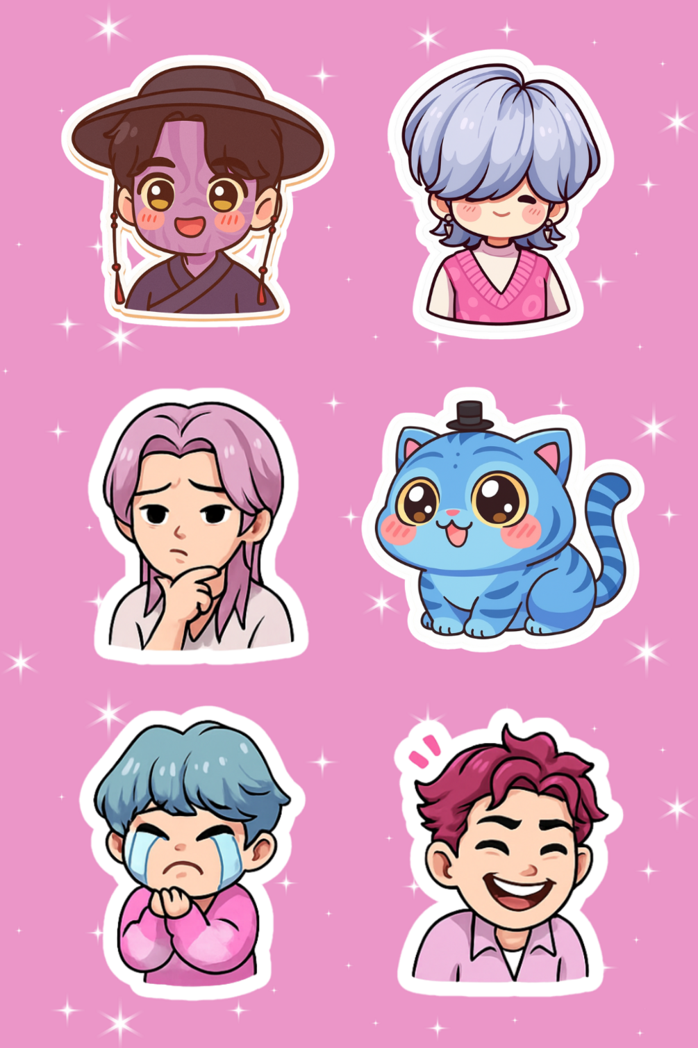 Kpop Demon Hunters Inspired Stickers