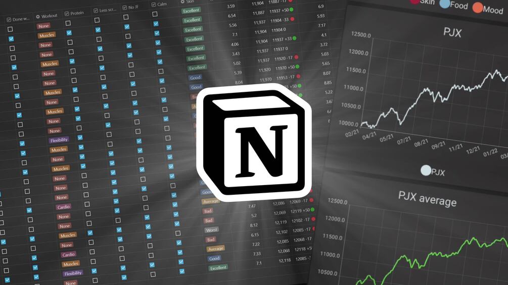 Notion template - Graph your life