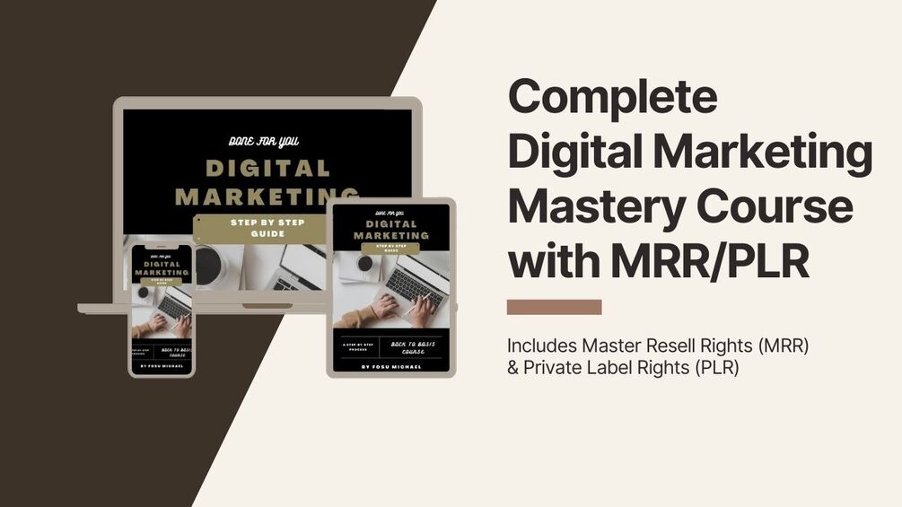 Back to Basics Course with MRR & PLR | Master Resell Rights | 3.5 Hours ...