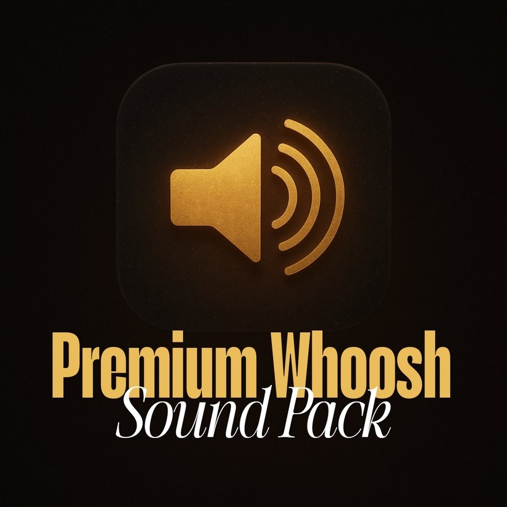 Premium Whoosh Sound Pack