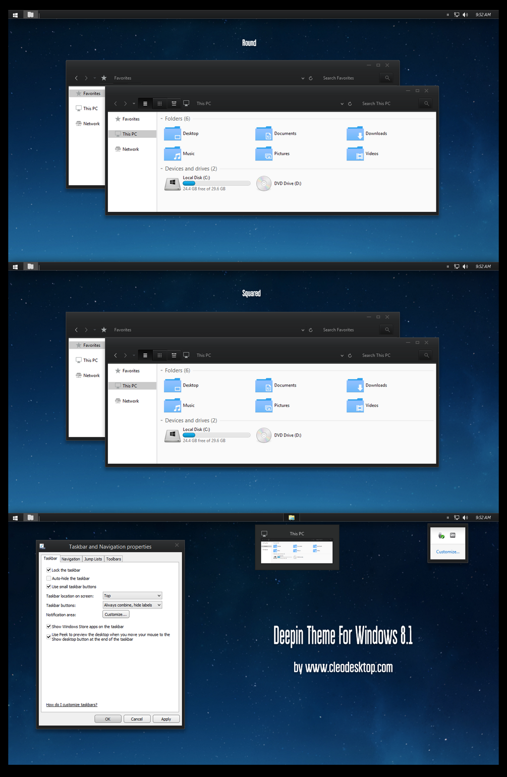 Deepin Theme For Windows 8.1