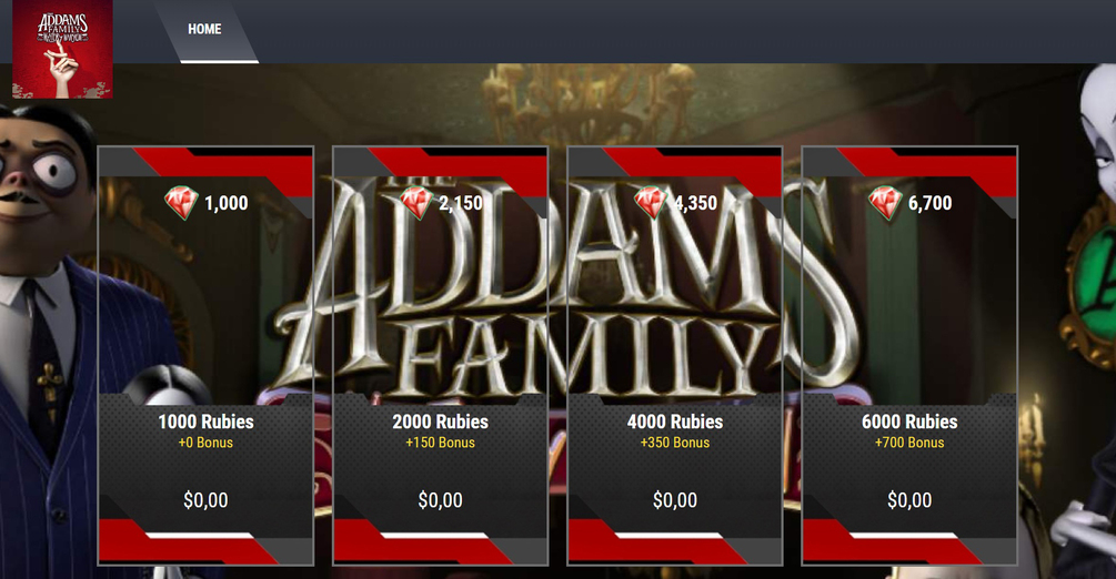 Addams Family Mystery Mansion Cheats – Guides for more rubies hack