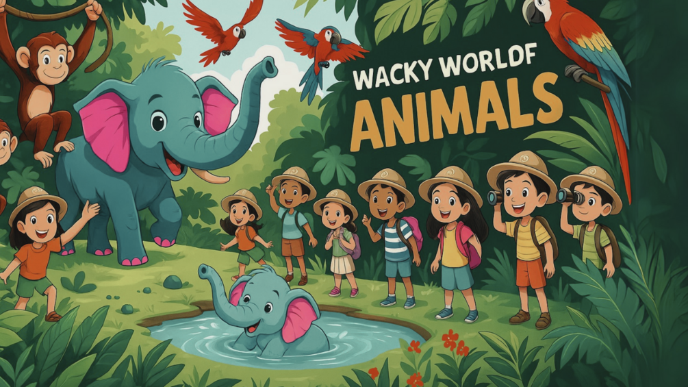 Wacky World of Animals – A Hidden Adventure in Every Page! 🐾