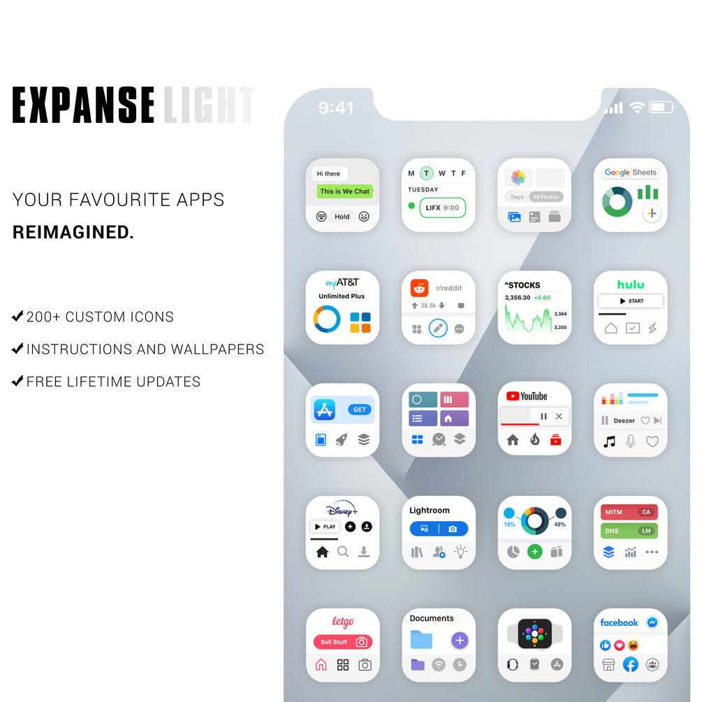 Expanse Icon Pack Light