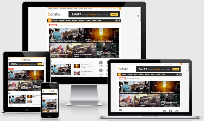 Sahifa - Responsive WordPress News / Magazine / Blog Theme