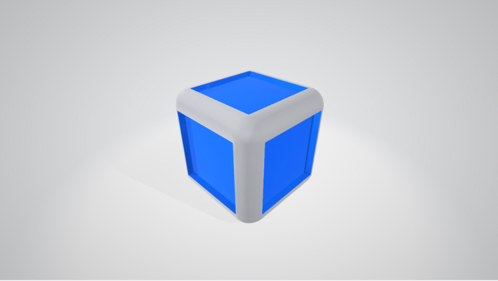 Build with Simplicity: 3D Clean Cube Model with Rounded Edges