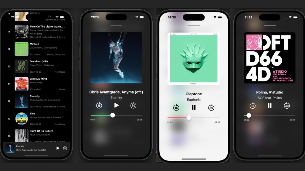 SwiftUI Tutorial - Build a Beatport Player (EN & FR)