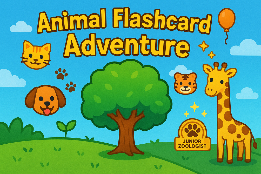Animal Flashcard Adventure