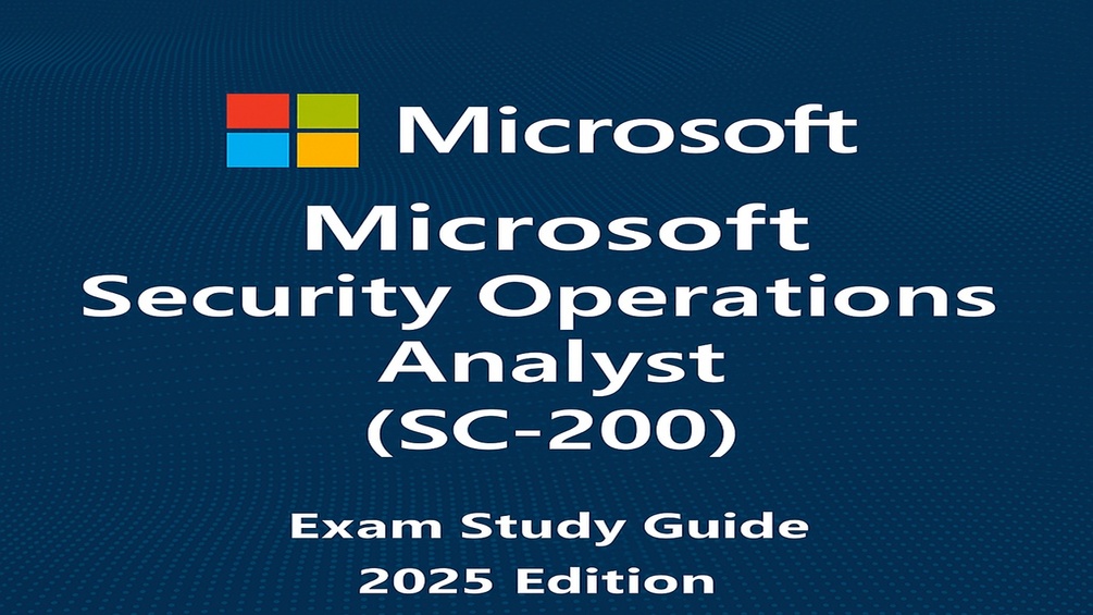 Microsoft Security Operations Analyst (SC-200) Exam Study Guide – 2025 ...