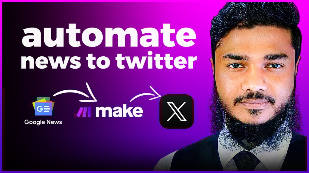 News automation | post automatically on X.com build with make.com