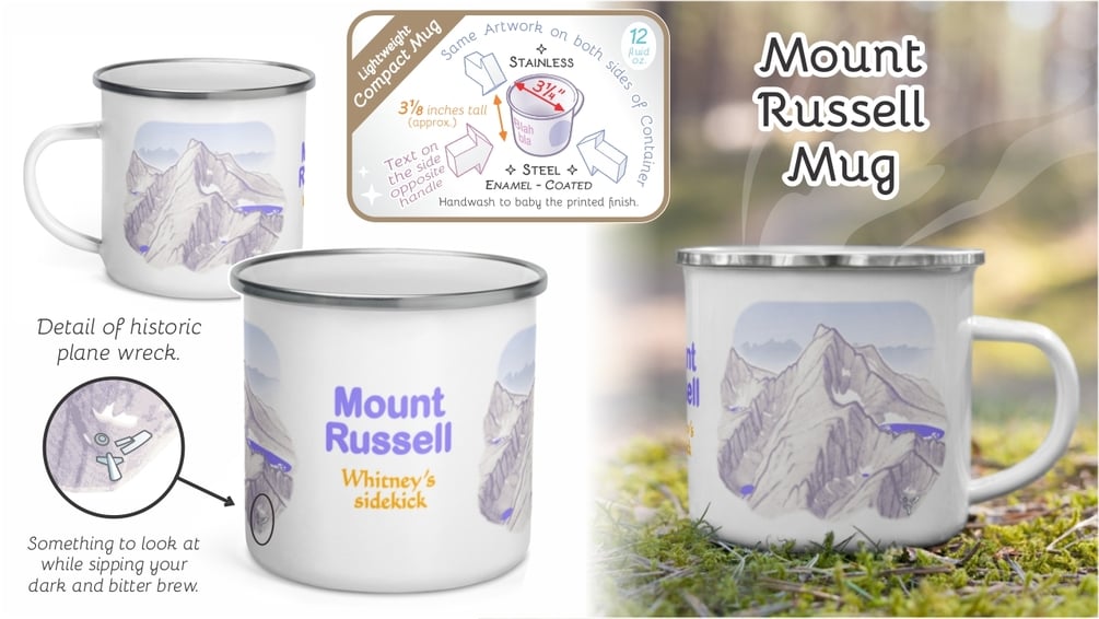 Mount Russell Enamel Mug