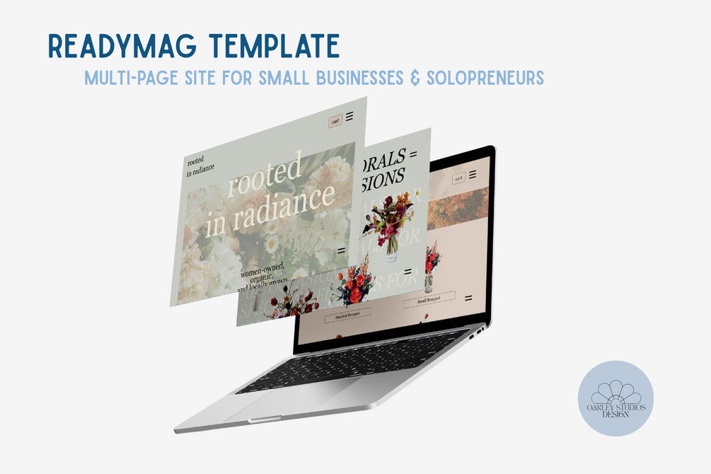 'Radiance' Readymag Template