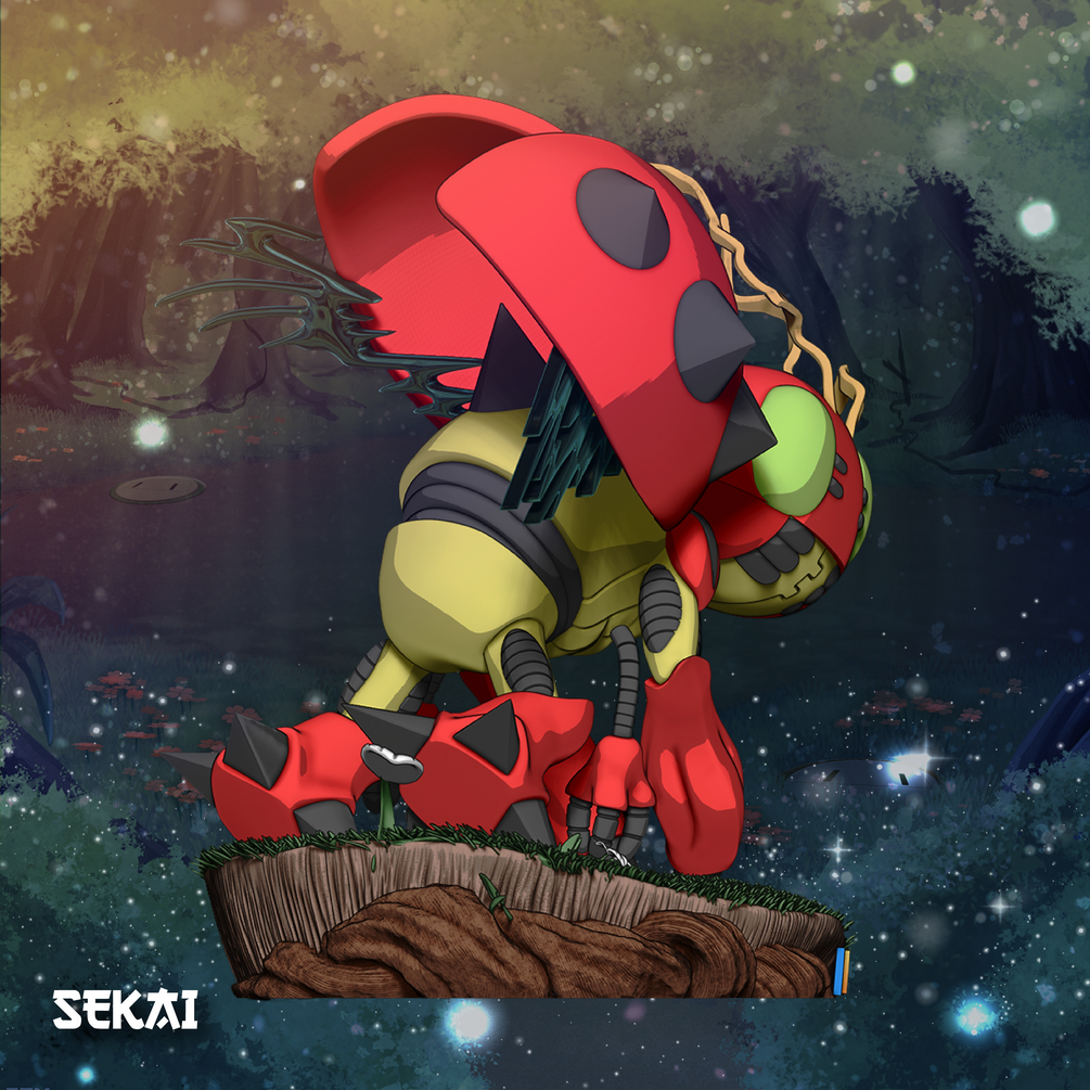 Tentomon Sculpture and Bust - Sekai 3D Models - Tested and Ready for 3D ...