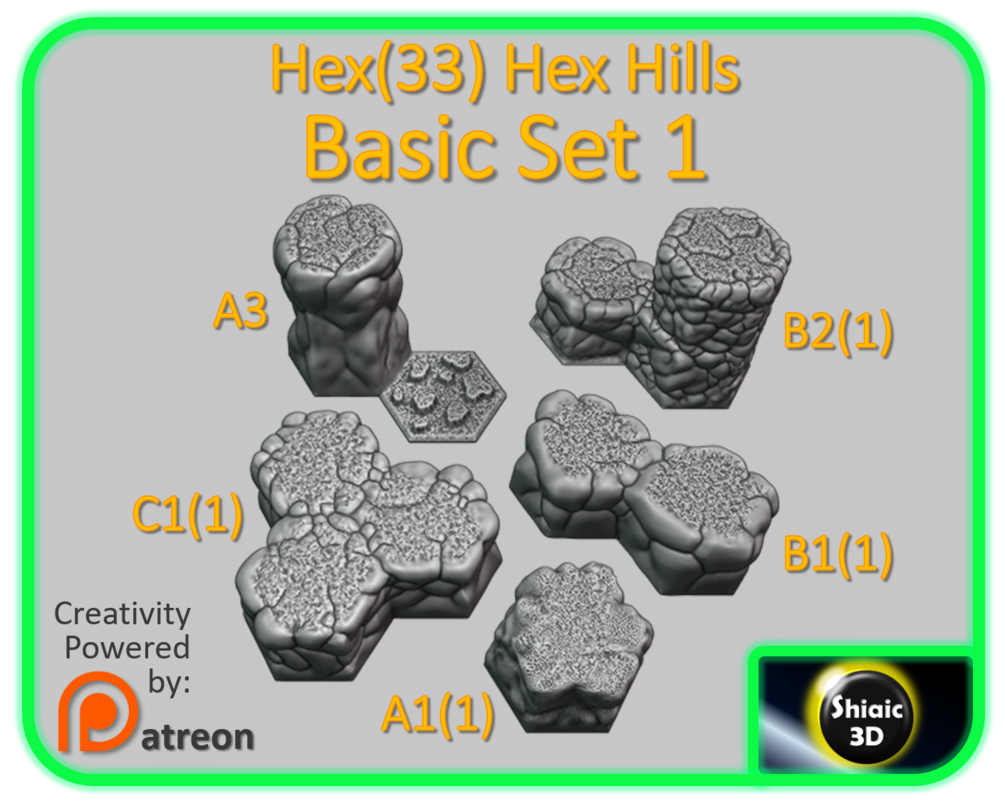 Hex(33) Hex Hills - Basic Set 1