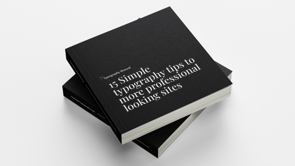 15 Simple typography tips for more professional looking sites.