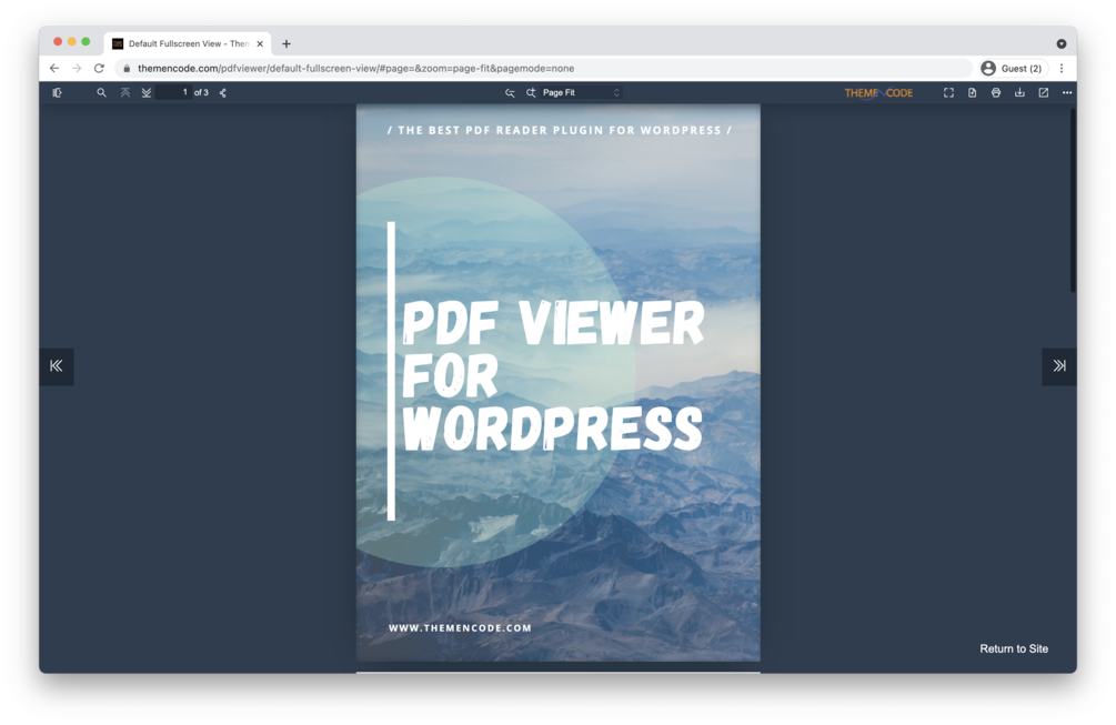 PDF viewer for WordPress v10.8.1