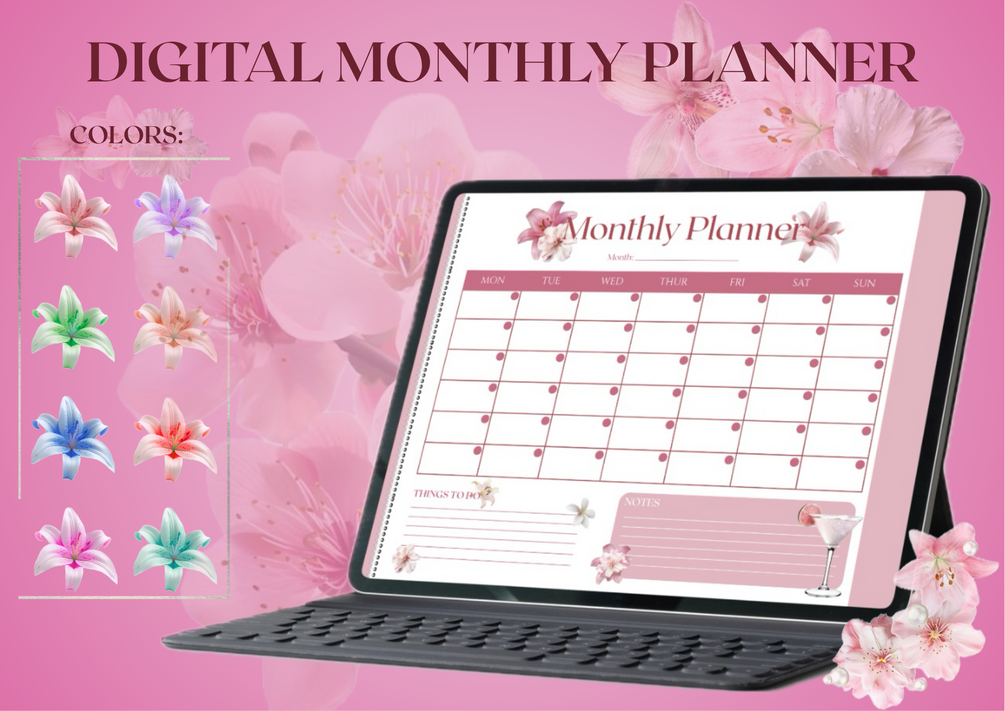 Digital Monthly Planner