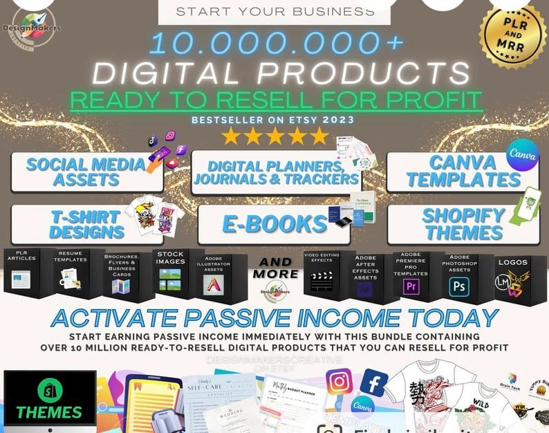 100000+ digital products bundle